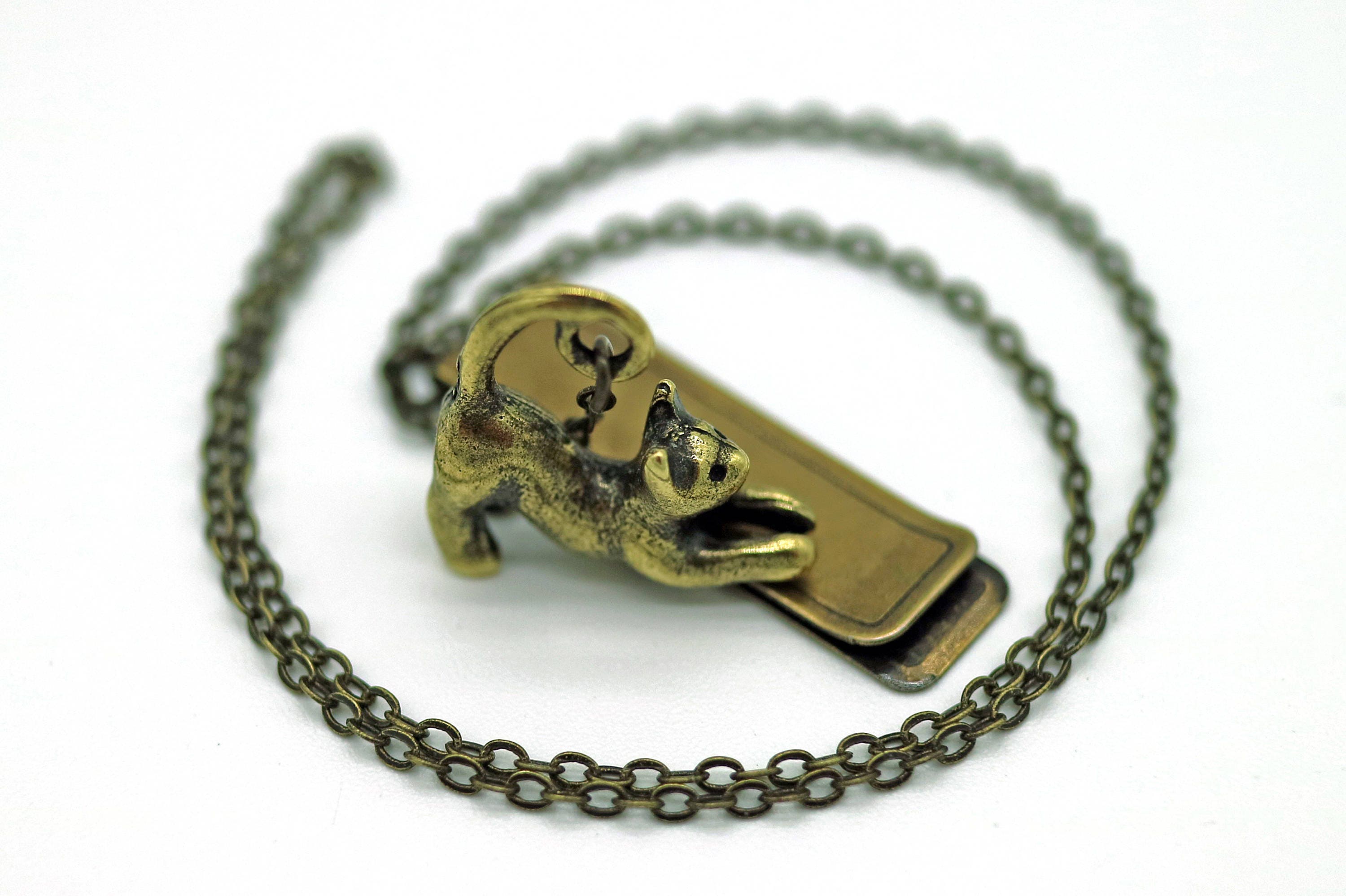 Metal Bookmark Bronze Paper Clips Bookmark - Etsy