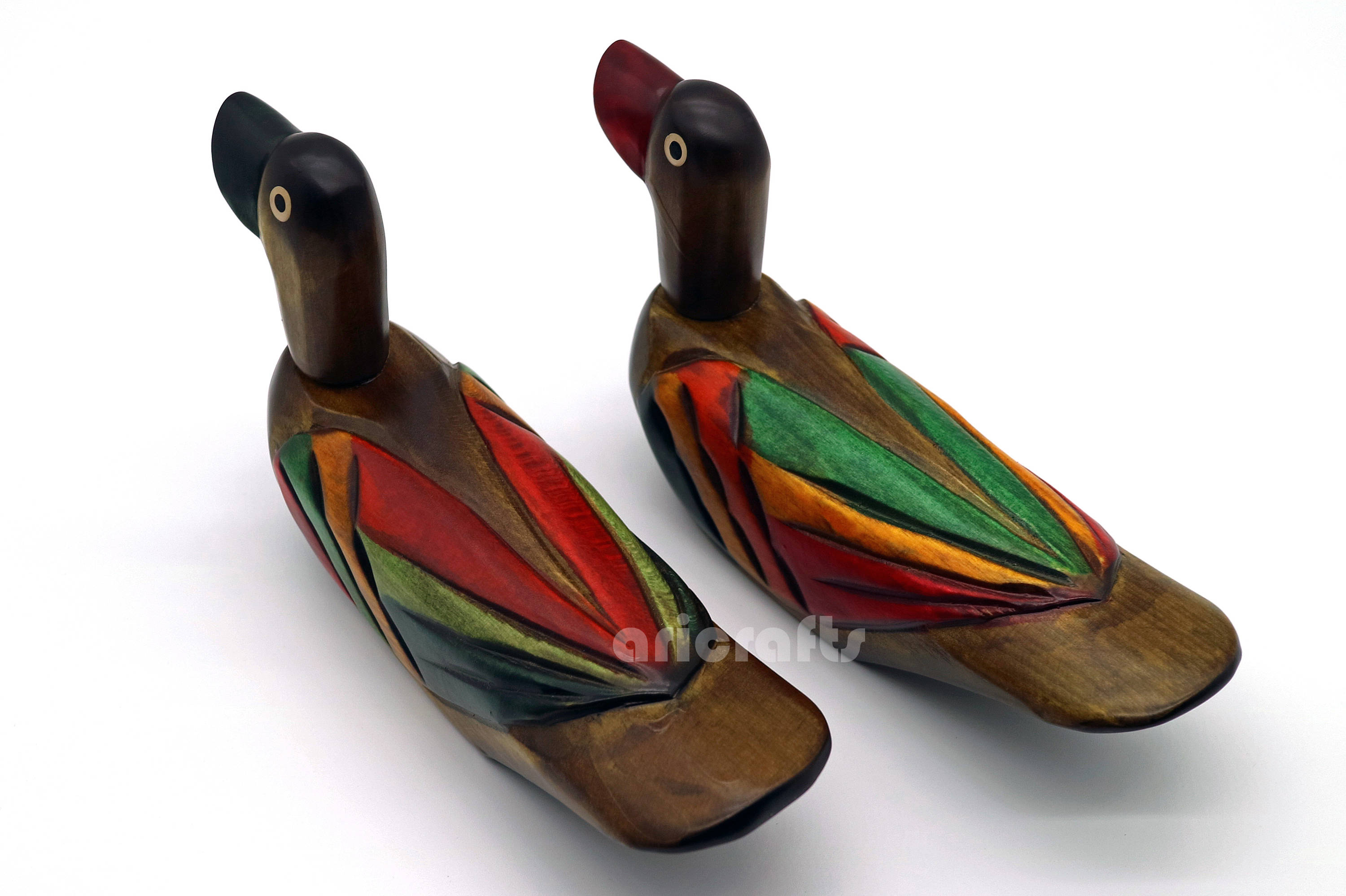 Lovebirds Wood Ducks Decoy, Brace of Ducks, Wild Goose Geese Ornament ...