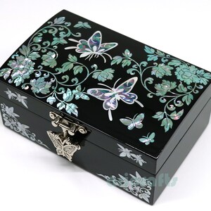 Nacre Mother of Pearl Jewelry Box Storage Nacre Ring Sorter Chest ...