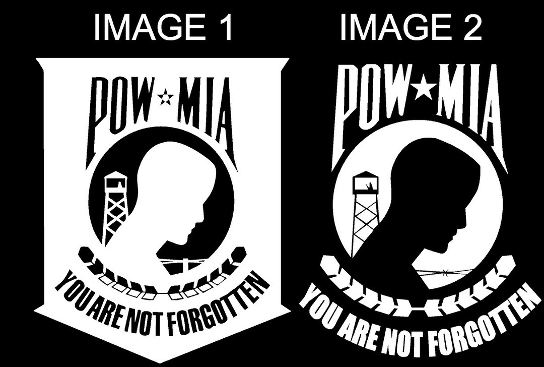 POW MIA Car Decal - Etsy