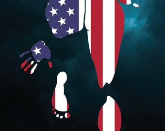 Hand Prints on Butt Booty Cheek Vinyl Decal Permanent Vinyl - Etsy