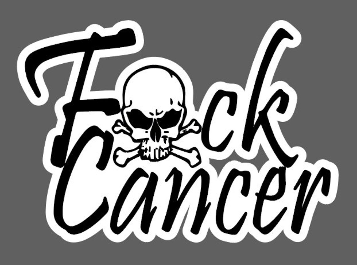 F*** Cancer Vinyl Decal Sticker - Etsy