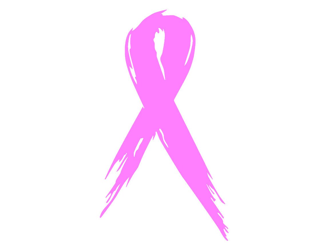 Cancer Ribbon Decal Sticker - Etsy