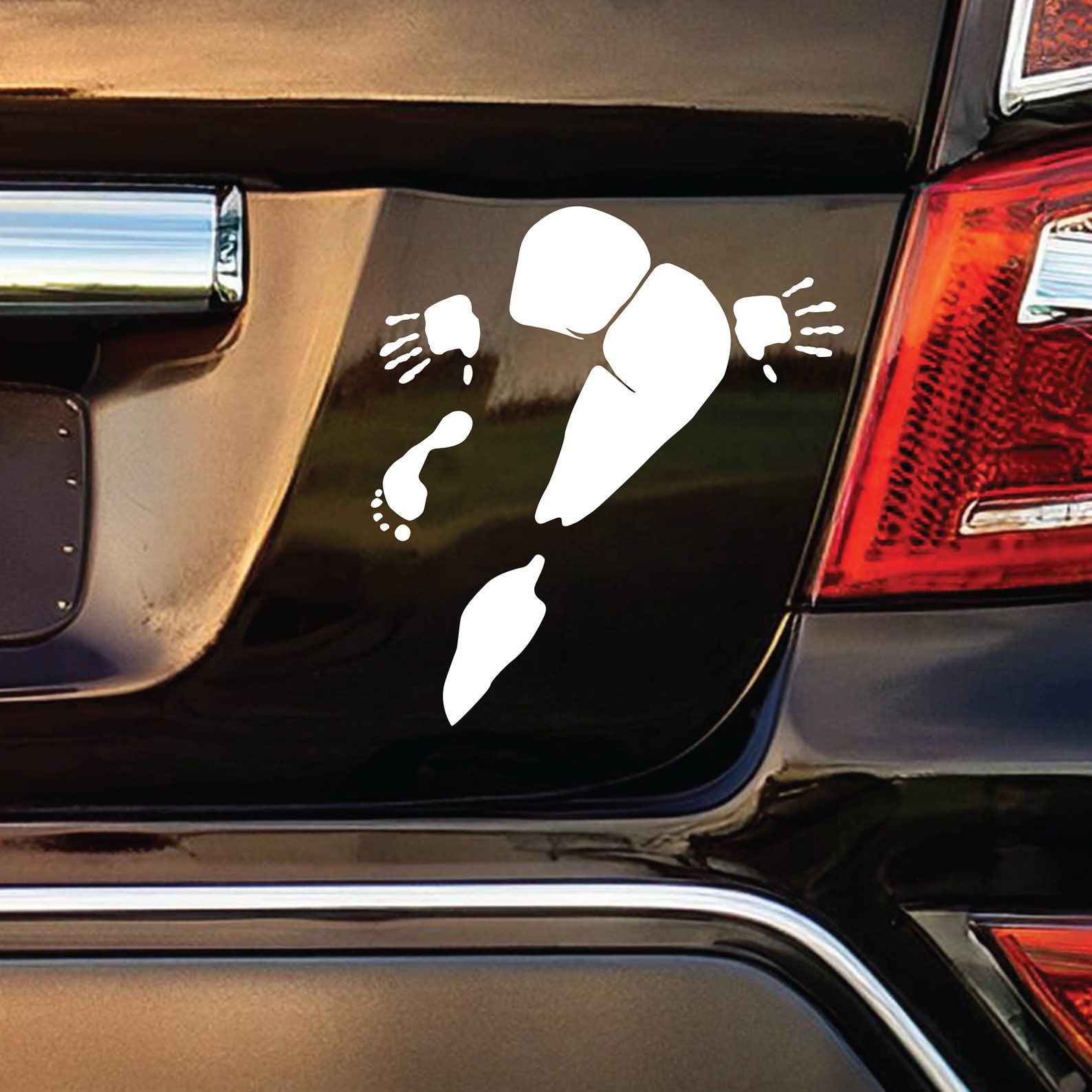 Body Art Outline Decal Sticker Tiktok Inspired - Etsy