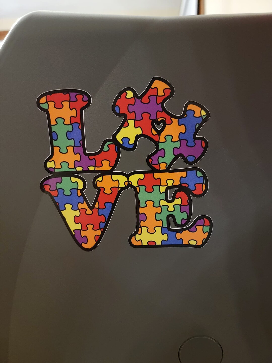 Autism Awareness Love Decal | Puzzle Piece Car Sticker - Etsy