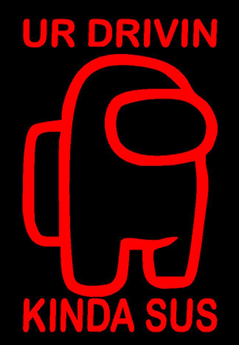 Among Us Character Vinyl Decal Stickers - Etsy