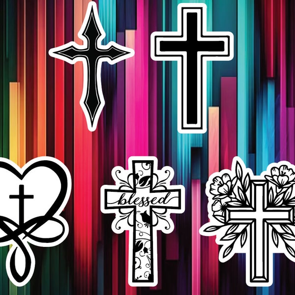 Cross Decal - Etsy