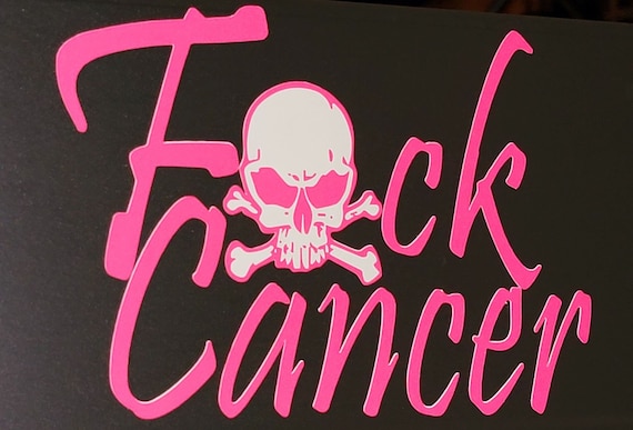 F Cancer Decal Sticker Vinyl Car Decal Sticker - Etsy Australia