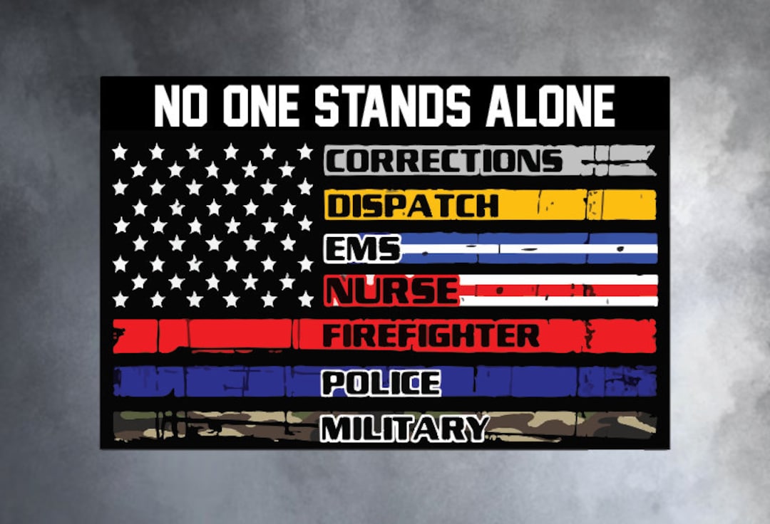No One Stands Alone, American Flag, No One Fights Alone, Peer Support ...