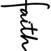 Faith Vinyl Car Decal Sticker - Etsy