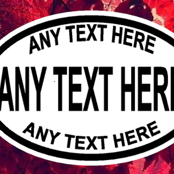 Custom Car Magnets Oval - Etsy