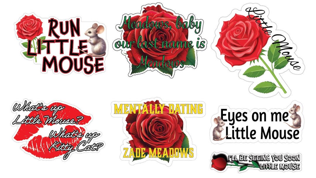 Haunting and Hunting Adeline Sticker Bundle | Zade Meadows Sticker - Etsy