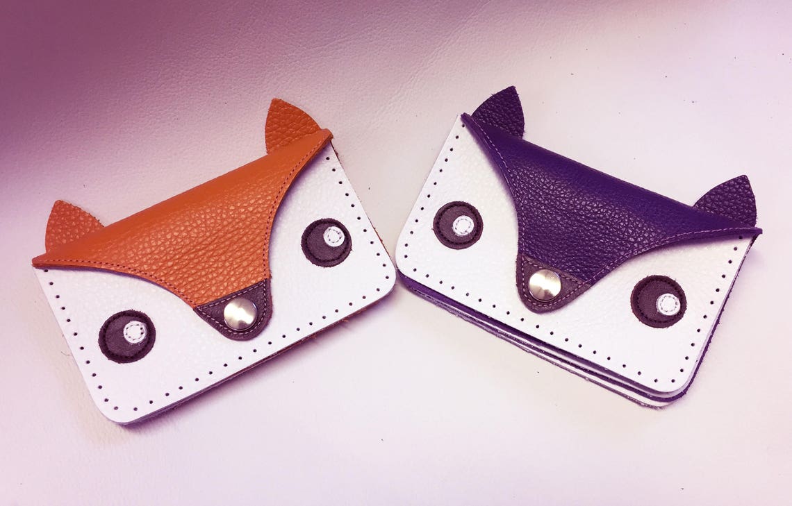 Fox Purse Kit Foxy Purse Fox Leather Purse Purse Kit Leather Purse Kit ...