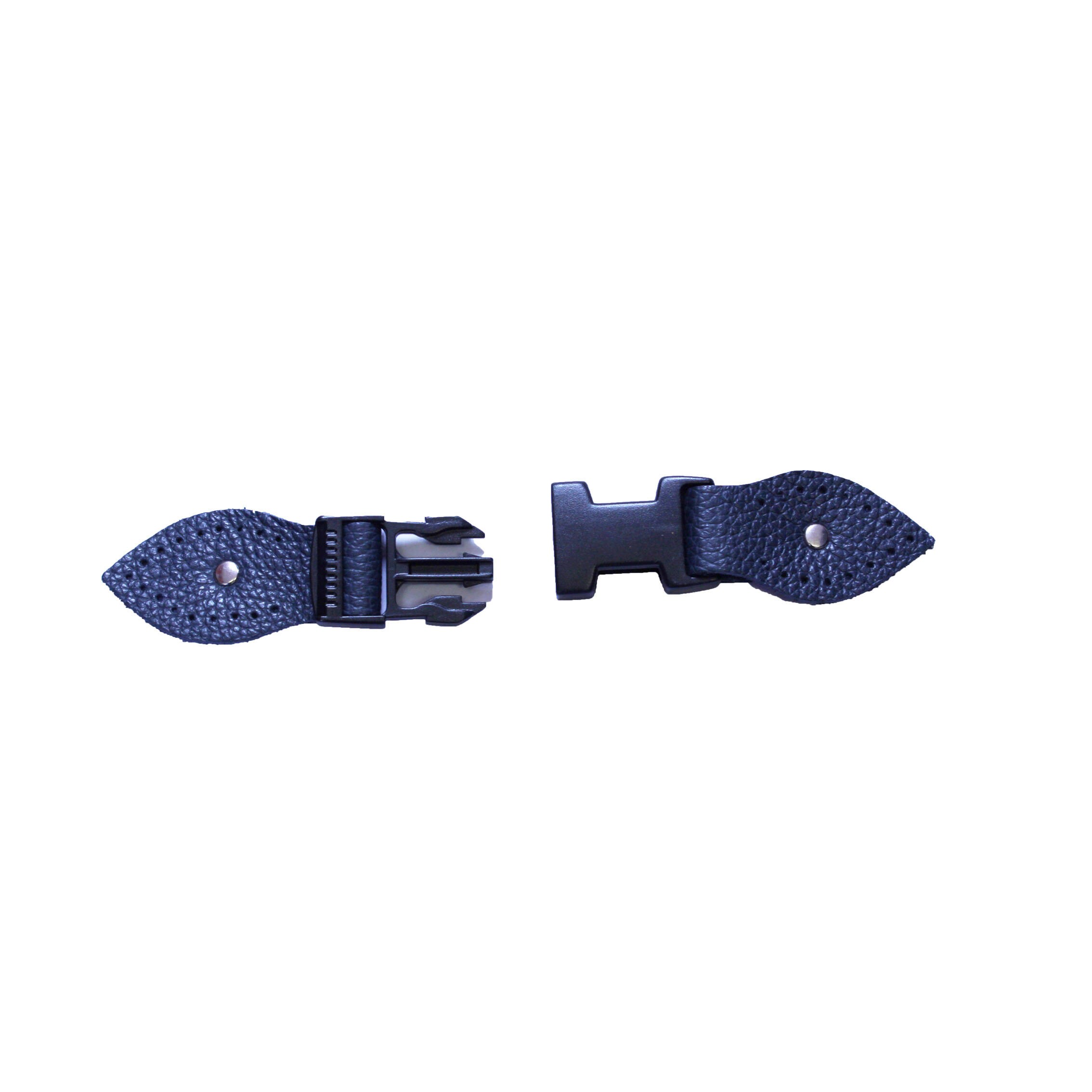 Side Release Plastic Clips on Leather Leather With Plastic Clasp ...