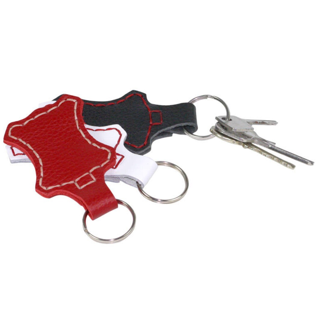 Key Ring Kit Leather Key Ring Key Holder Key Ring Kit Keychain Kit ...