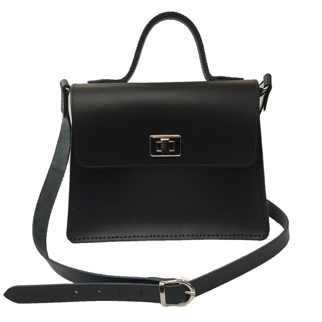 Trapezoid Shaped Leather Bag Kit Classic Leather Bag Kit With a Top ...