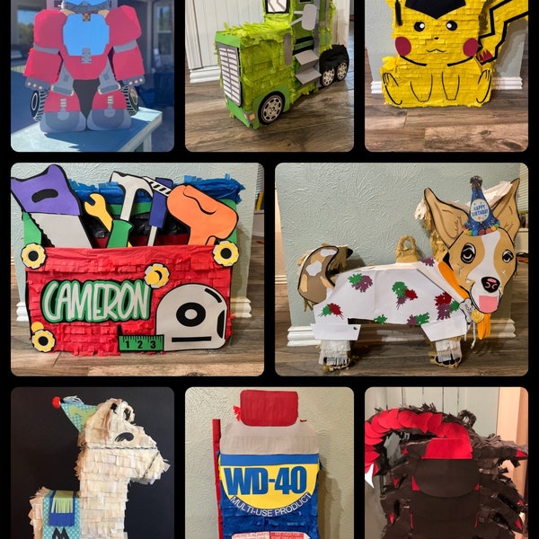 Custom Made Pinatas - Etsy