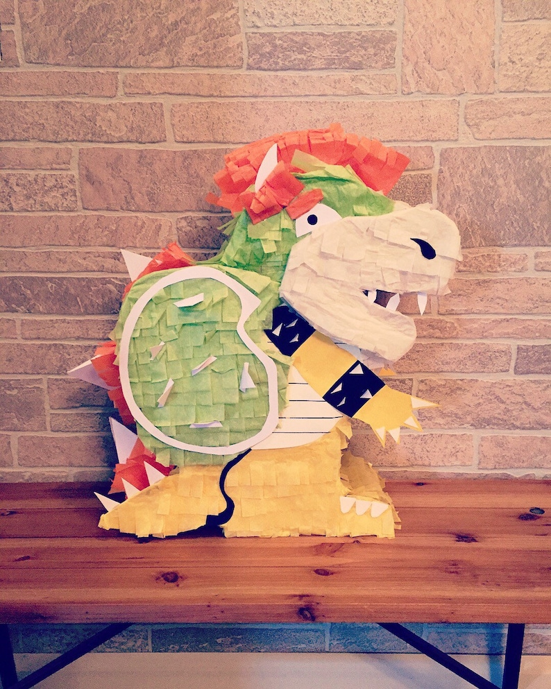 Bowser Pinata Mario Pinata - Etsy