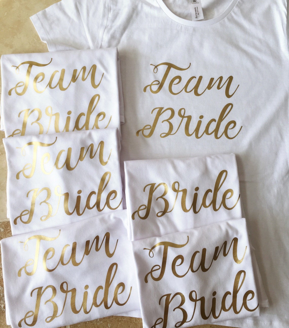 Tee shirt evjf team bride EVJF bride team de la mariée | Etsy France