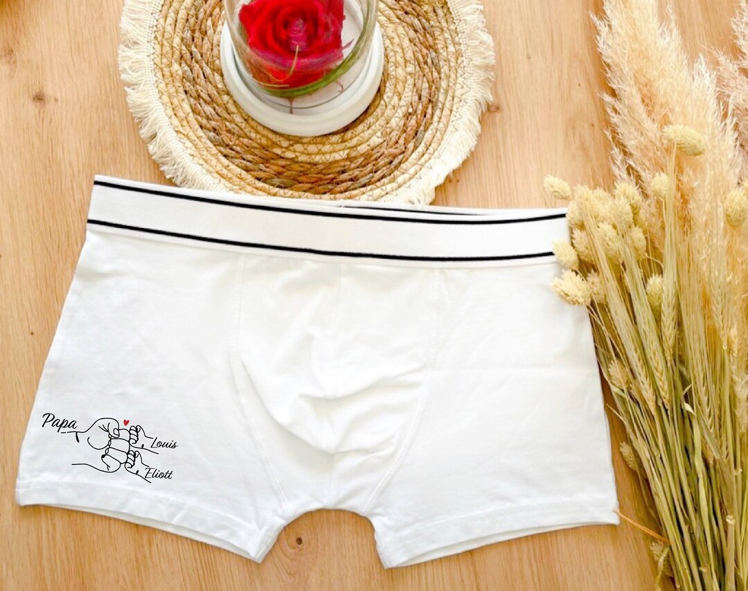 Personalized Men's Boxers, Dad Boxers, Dad Gift, Father's Day - Etsy