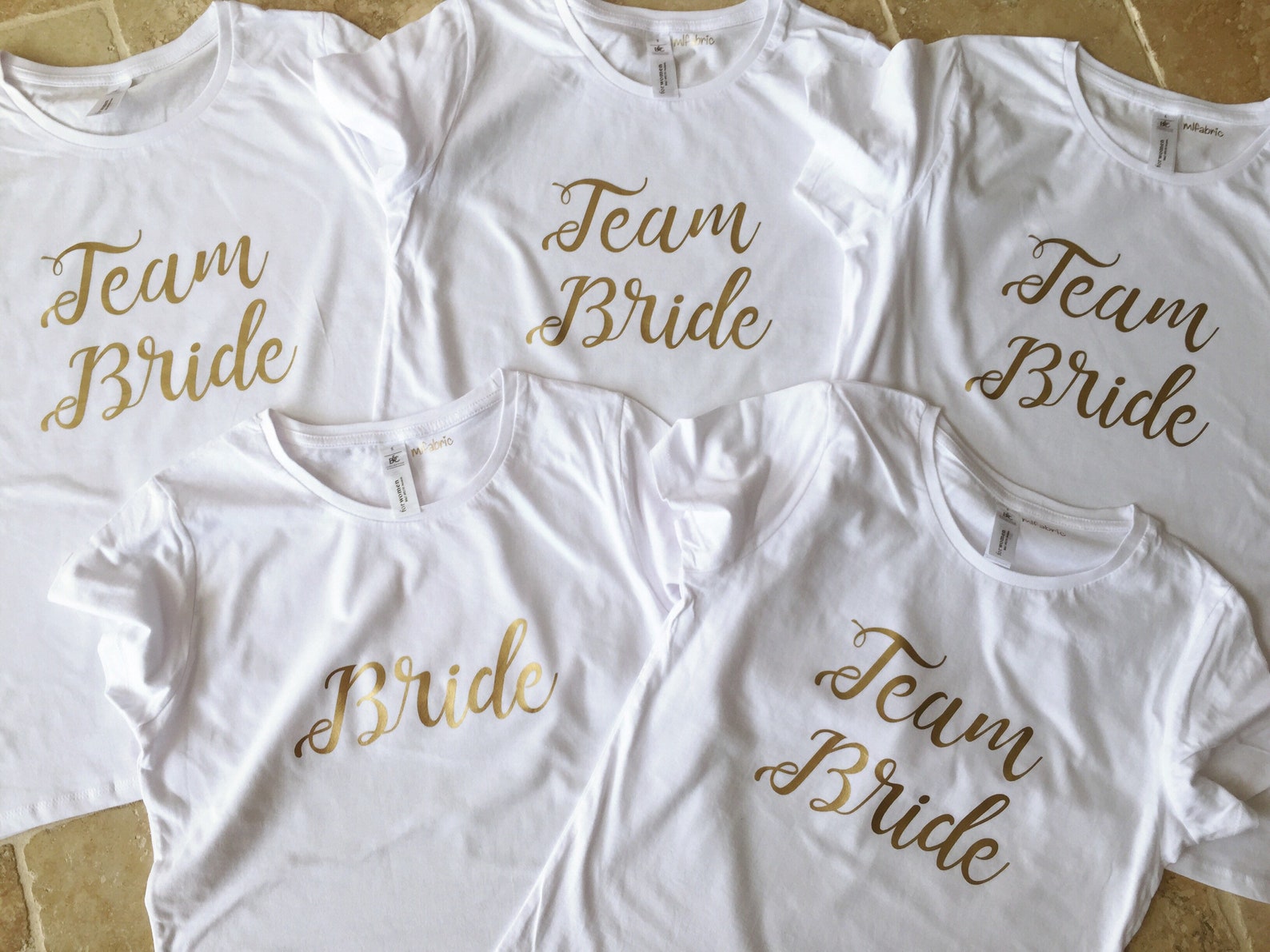 Tee shirt evjf team bride EVJF bride team de la mariée - Etsy France