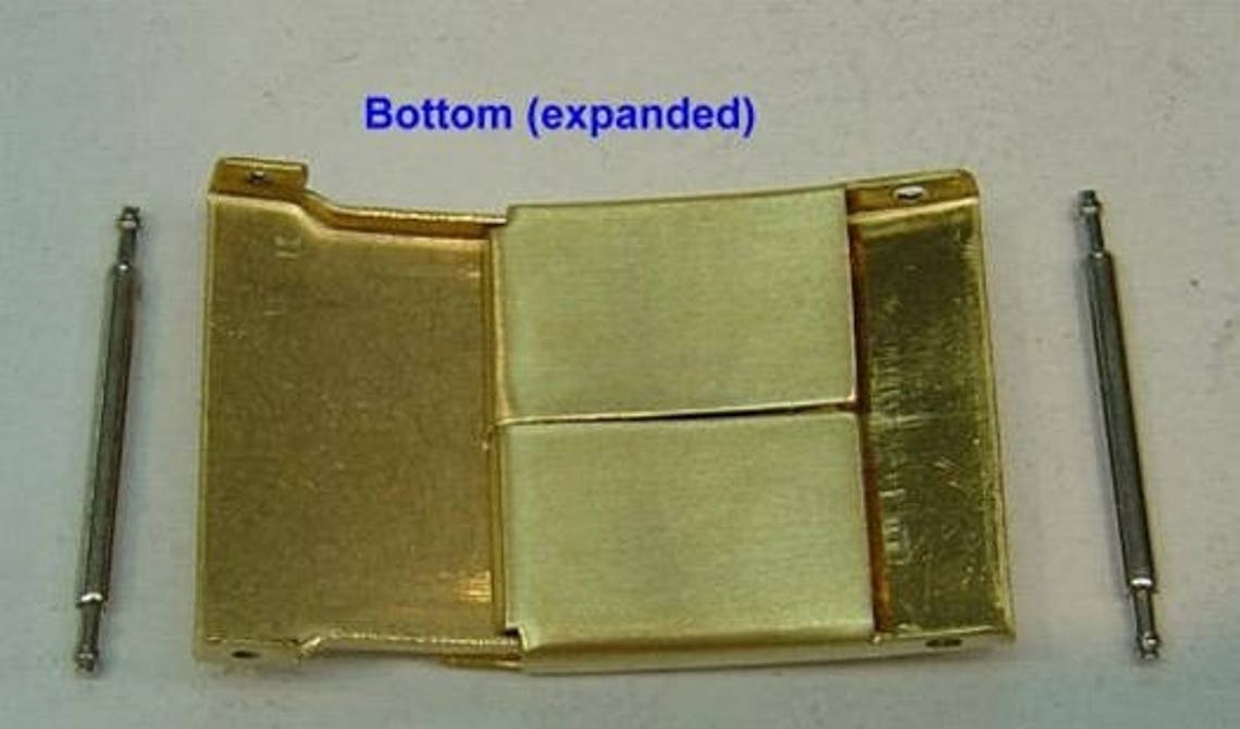 New Watch Band EXTENDER for LARGER WRISTS in Gold Plated - Etsy