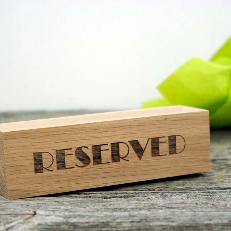Reserved Sign - Etsy