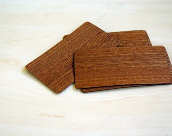 Blank Wood Business Cards | Etsy