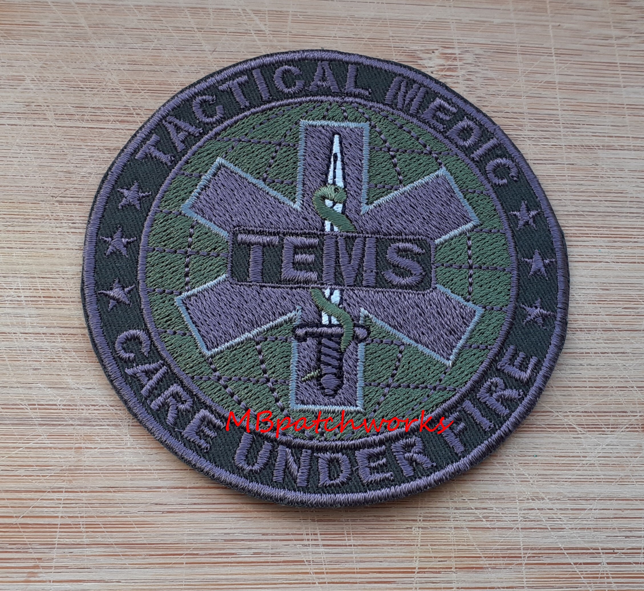 Tactical Medics EMS TEMS Care Under Fire Paramedic Patch Logo - Etsy