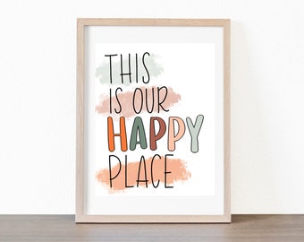 This is Our Happy Place Classroom - Etsy