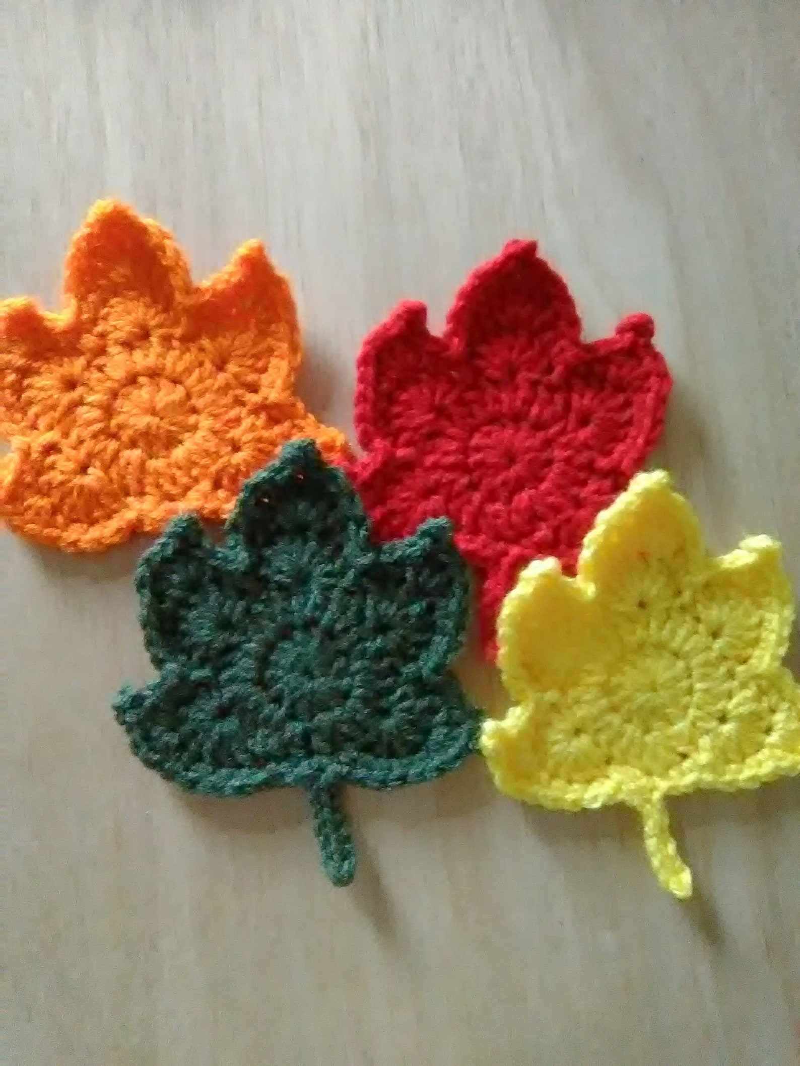 Leaf coasters crochet leaf coasters crochet fall decor fall | Etsy