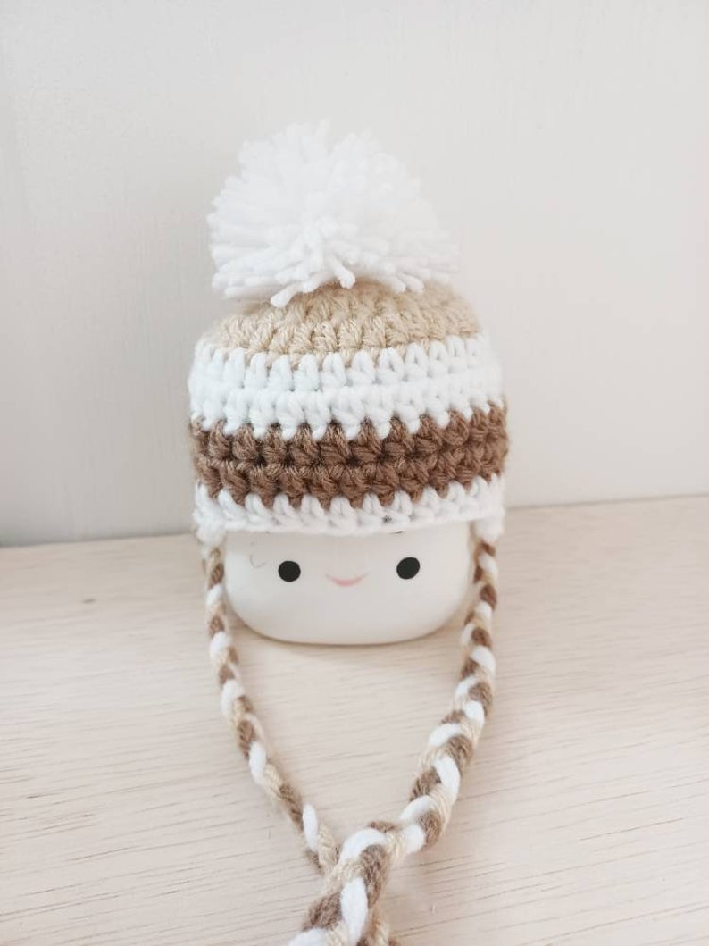 Crochet Winter Marshmallow Mug Hat Christmas Decor Winter - Etsy