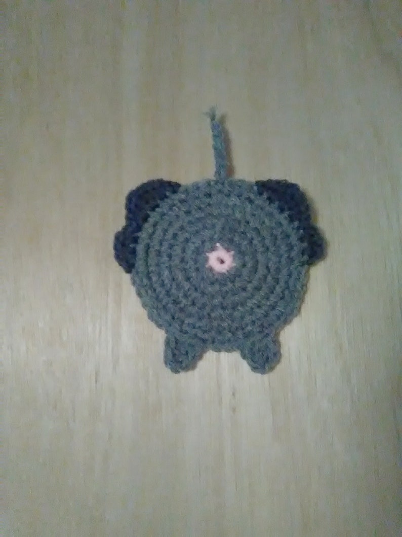 Elephant butt coasters crochet elephant butt coasters | Etsy