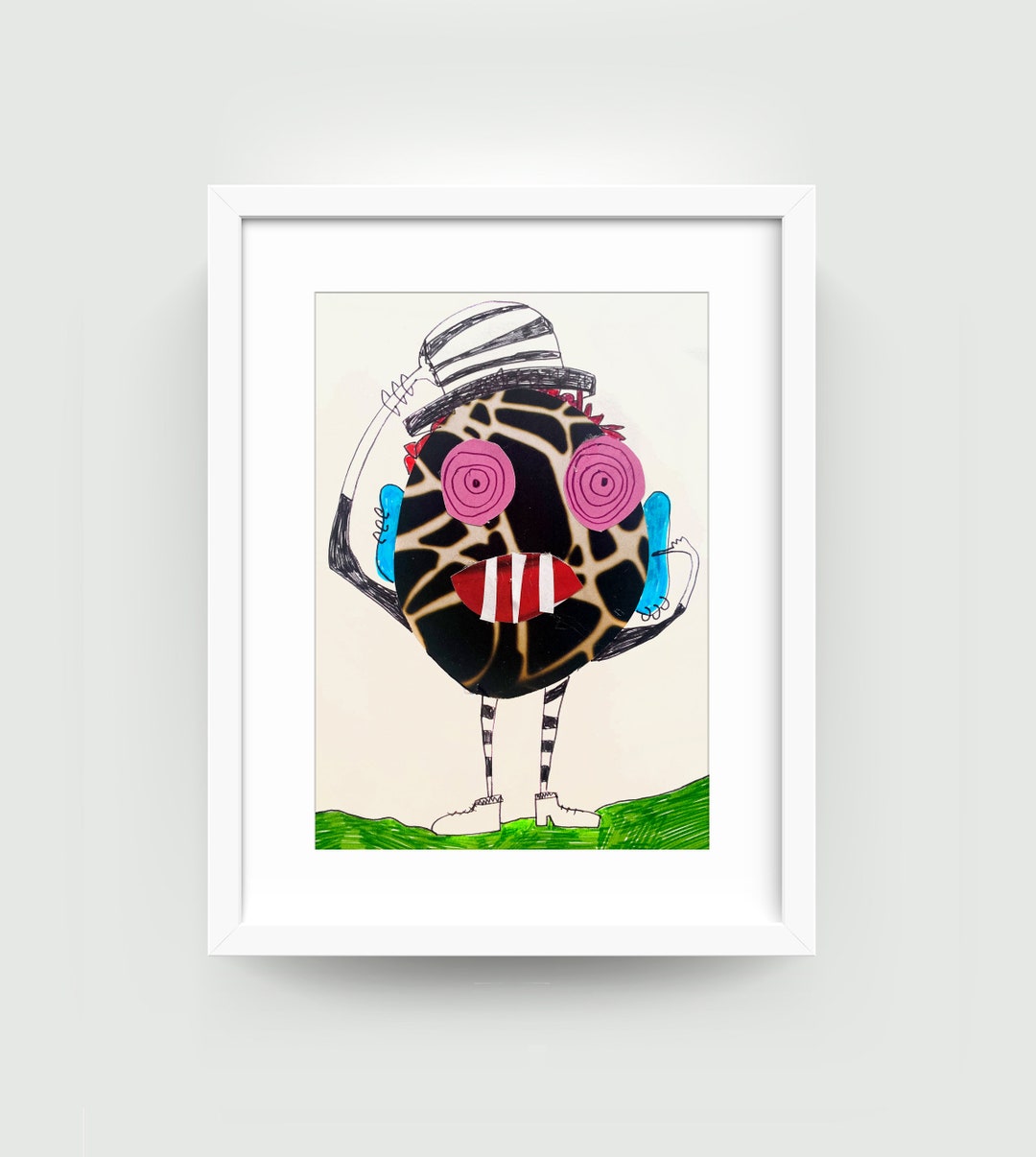 Monster Hunter. Children's Original Illustration, Kids Decor, Nursery ...