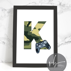 Gaming Controller Camouflage Alphabet & Numbers PNG Clipart Digital ...