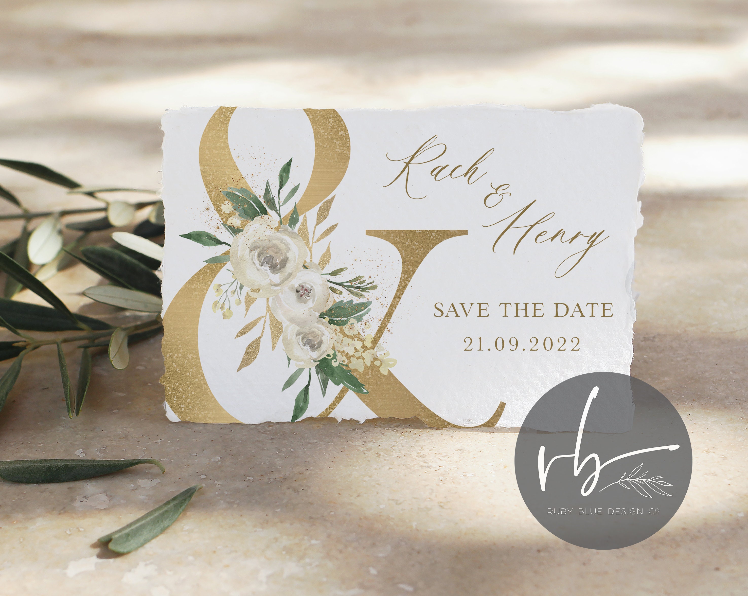 Brushed Gold Glitter Watercolour Floral Embellished Letters | Etsy