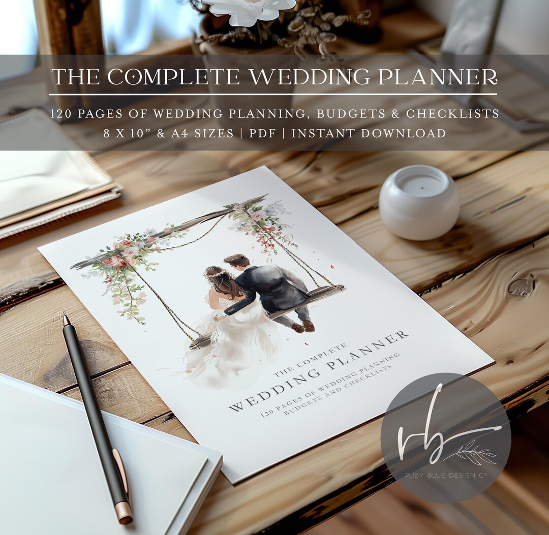Wedding Planner Printable | Complete Planner | Wedding Planning Book ...