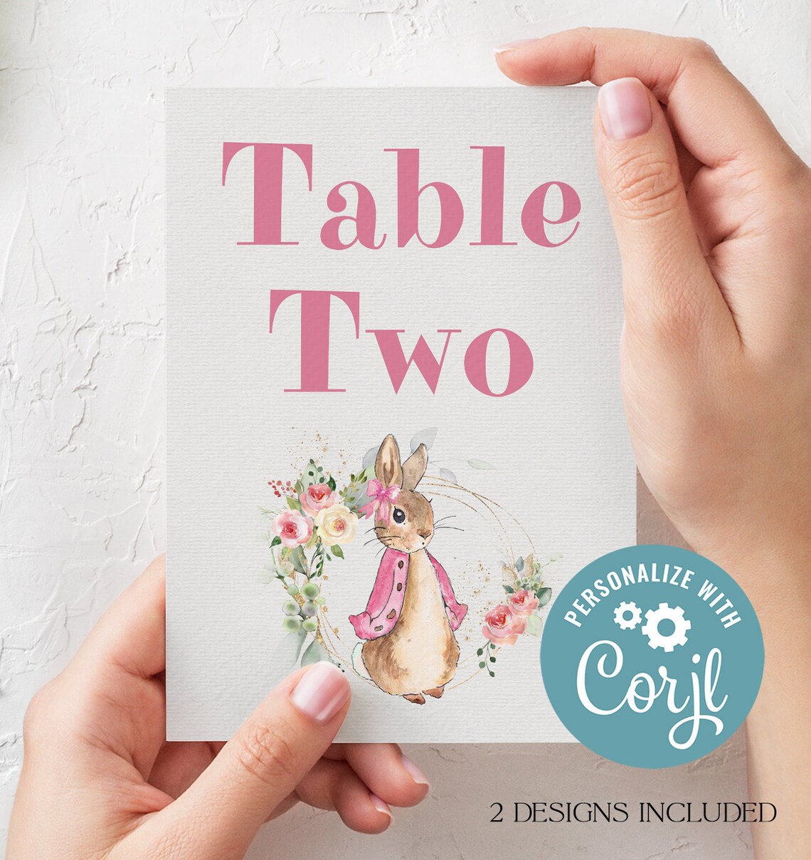 Editable Flopsy Peter Rabbit Table Numbers/names 2 Design | Etsy