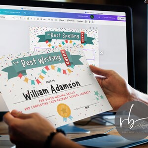 EDITABLE Certificates End of Term Teacher Certificates, Printable ...