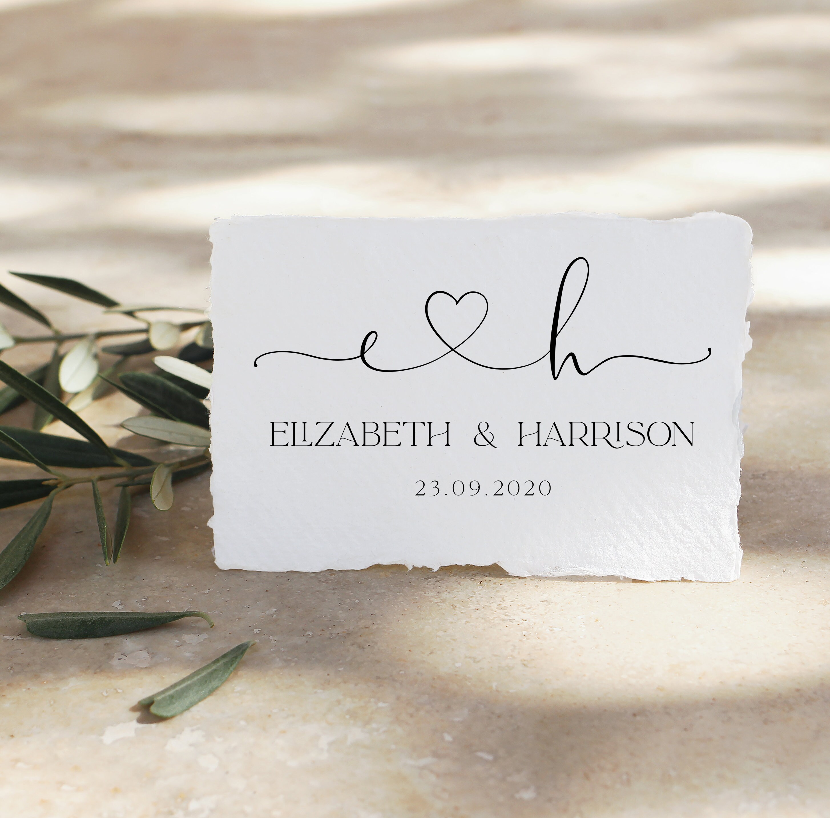 Wedding Logo Design Heart Initials Wedding Logo Custom - Etsy UK