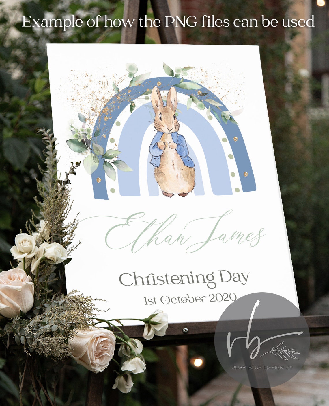 Peter Rabbit Rainbow Green Foliage Gold PNG Peter Rabbit - Etsy