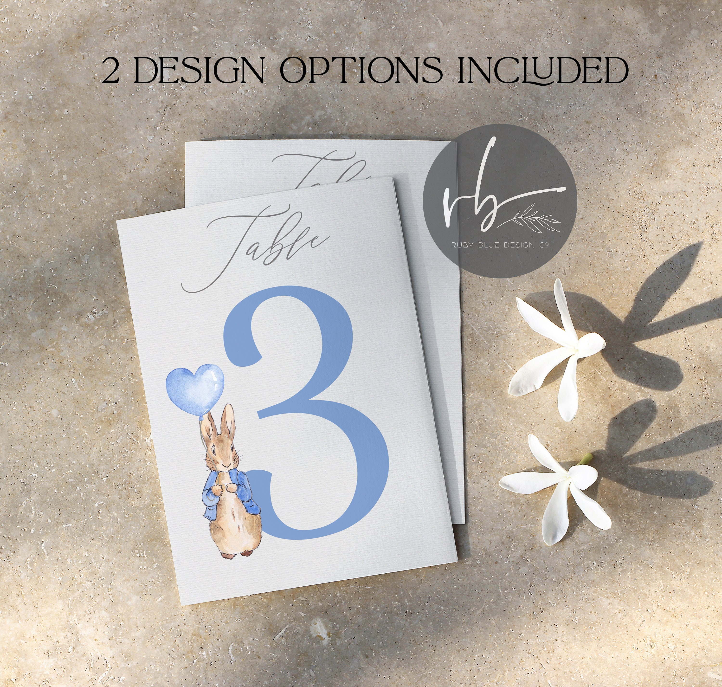Editable Peter Rabbit Table Numbers/Names 2 design options | Etsy