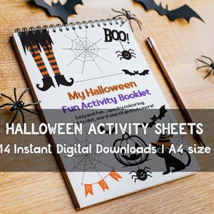 Halloween Digital Activity Printables | Kids Halloween Activity Pack ...