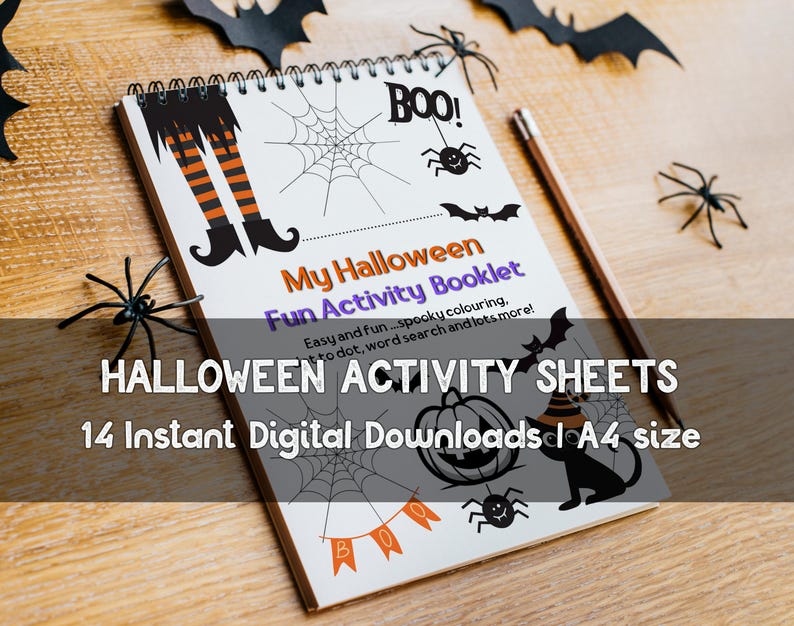 Halloween Digital Activity Printables | Kids Halloween Activity Pack ...