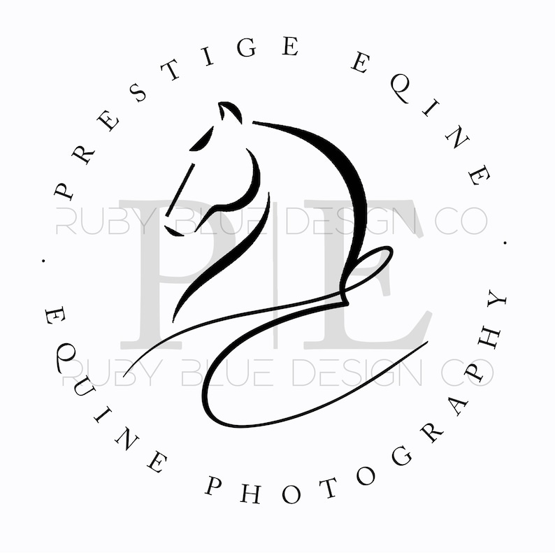 Pre-made Submark Logoequine Logo Design Horse Logo Mare | Etsy