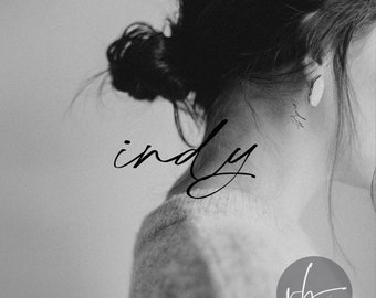 Custom Wave Personalised Tattoo Design Script Calligraphy Signature ...