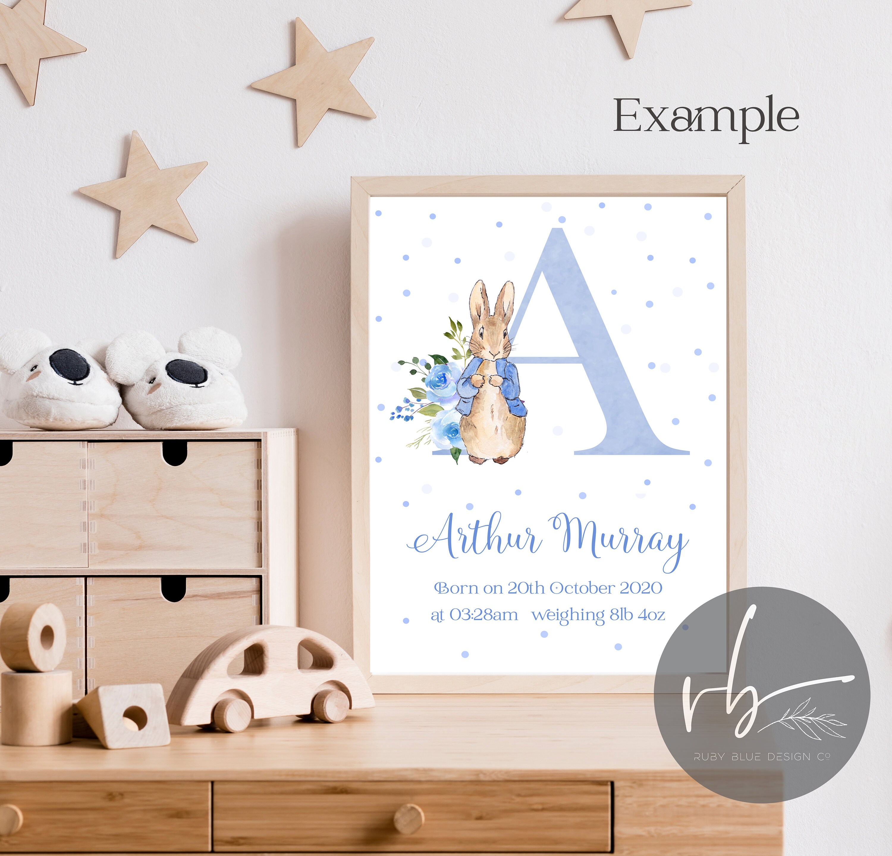 Peter Rabbit Blue Floral PNG Peter Rabbit Digital Download - Etsy