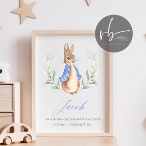 Peter Rabbit Blue Leaves PNG, Peter Rabbit, Digital Download, Printable ...