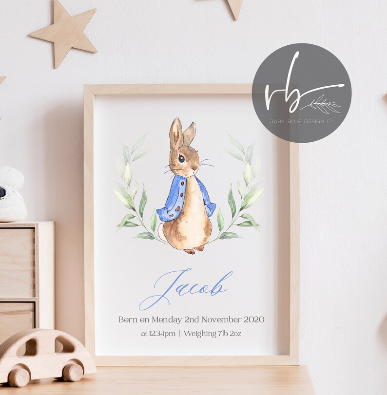 Peter Rabbit Blue Leaves PNG Peter Rabbit Digital Download - Etsy UK