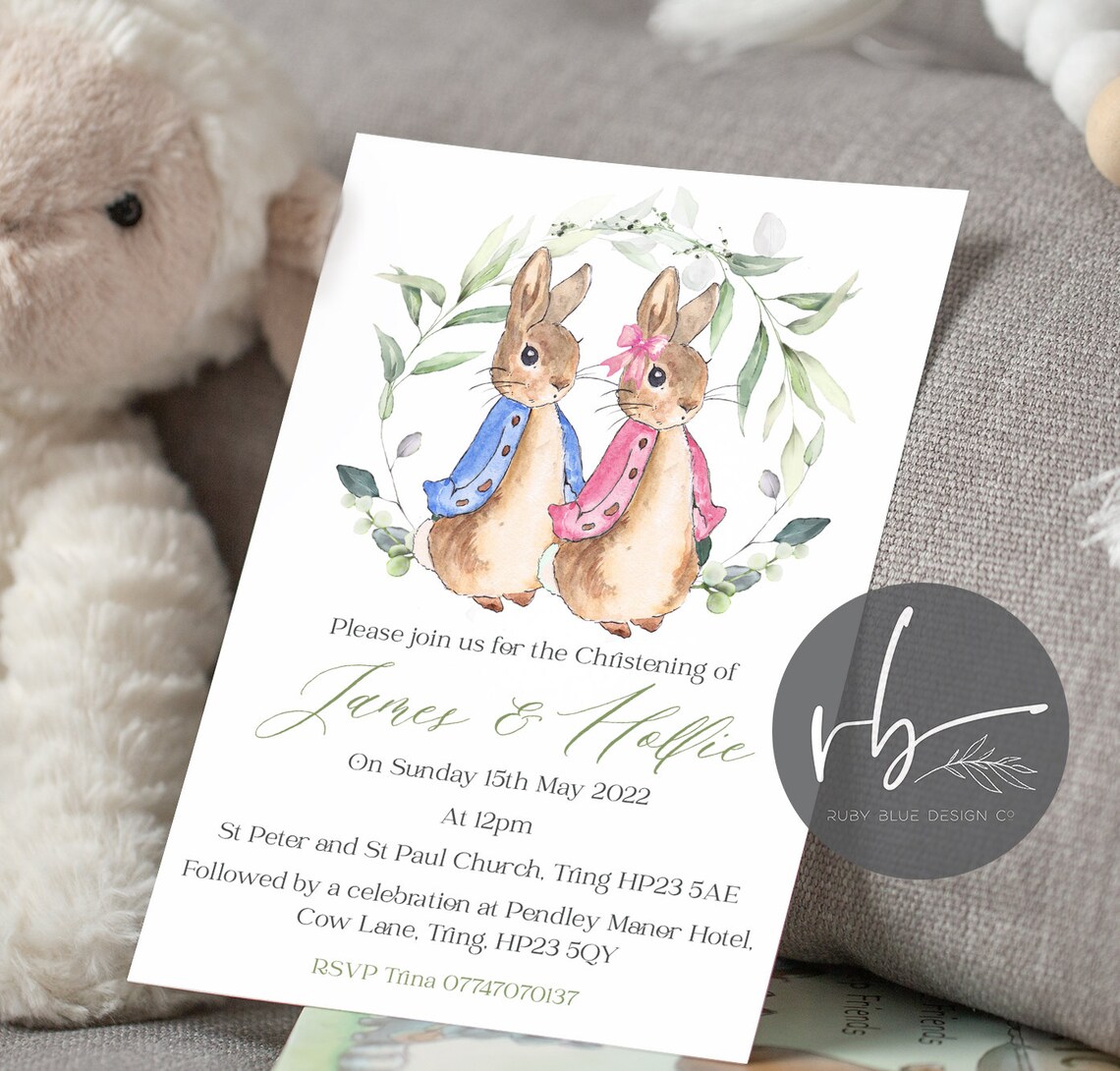 Peter Rabbit Flopsy Rabbit Twins Spring Wreath Floral PNG - Etsy